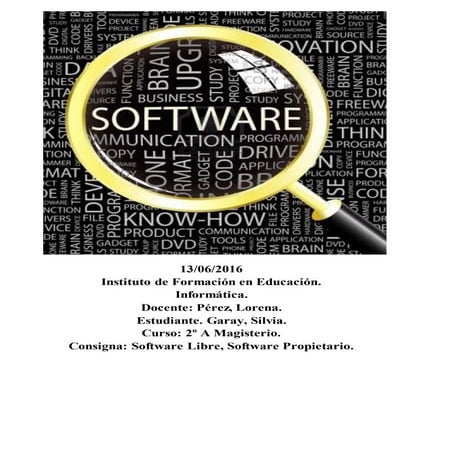 Software libre y software propietario | PPTX
