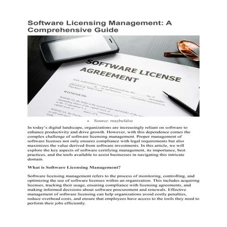 Software Licensing Management: Importance, Key Components & Tools ...
