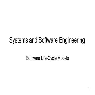 Software life cycle | PDF