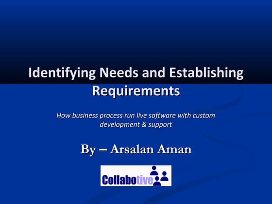 Quality Attributes Workshop | PPT