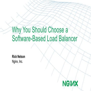 Why You Should Choose a Software-Based Load Balancer | PPT
