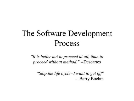 Software development process | PPT