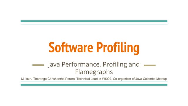 Software Profiling Java Performance Profiling And Flamegraphs Pdf 5840
