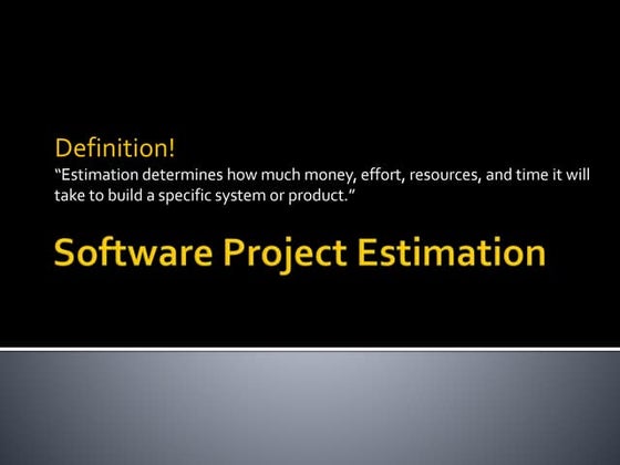 Software Engineering Project Scheduling Ppt
