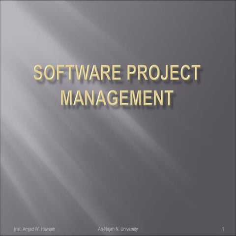 Software Project Management | PPT
