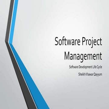 Software Project Management 03 Pptx Operating Systems Computer