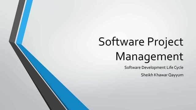 Software Project Management 03 Pptx Operating Systems Computer