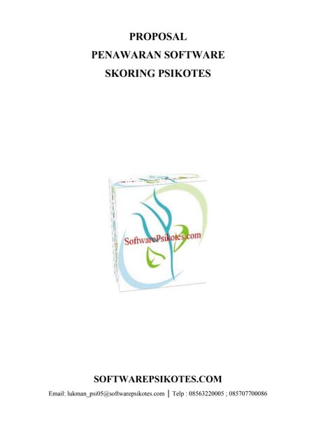 Alat tes epps lengkap dengan skoring epps | PDF