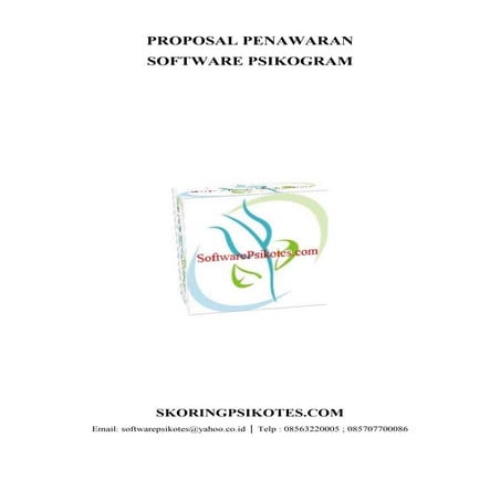 Software Psikotes Psikogram | PDF