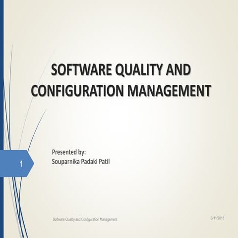 Software Quality and Configuration Management | PPTX