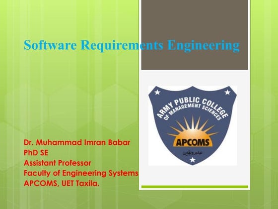 requirement engineering | PPT