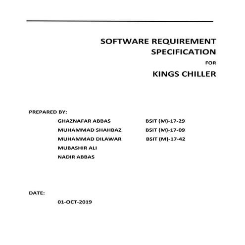 Software Requirement Specification | PDF | Operating Systems | Computer Software and Applications