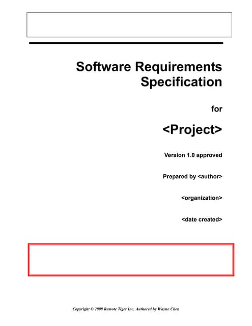 Functional specification document_template | PDF | Desktop Publishing ...