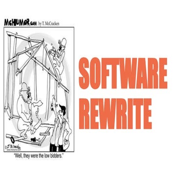 Software rewrite | PPTX