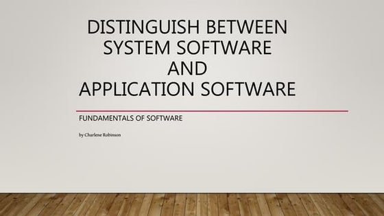 System software | PPTX