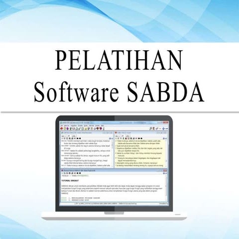 Pelatihan Software SABDA | PPT