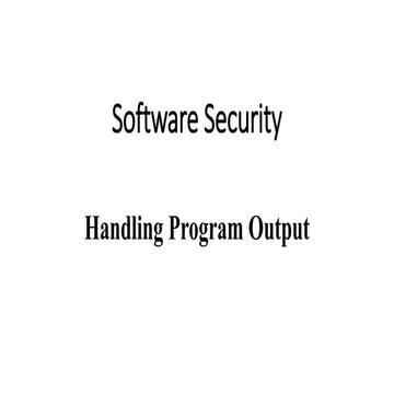 Software security | PPT