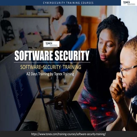 Software application security training course | Tonex Training | PPT