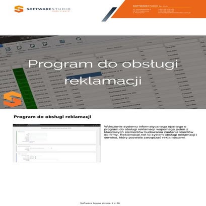 Softwarestudio softwarehouse RMA | PDF