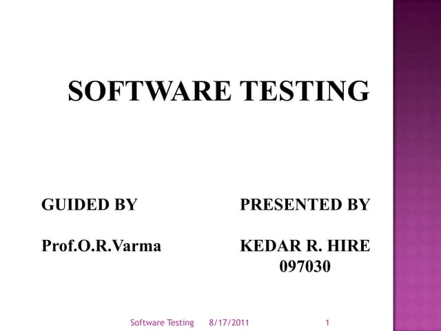 SoftwareTesting.pptx