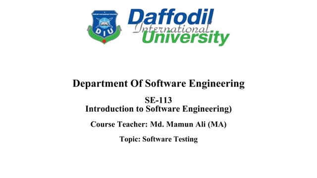 Software Testing 1pptx