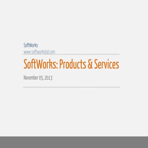 SoftWorks Profile | PPT