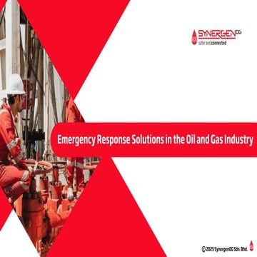 Emergency Response Solutions in the Oil and Gas Industry | PDF