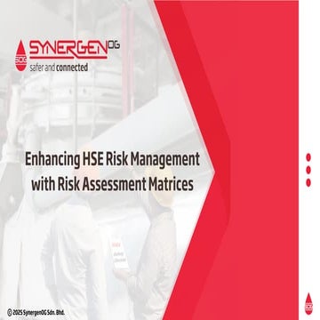 Enhancing HSE Risk Management with Risk Assessment Matrices | PDF