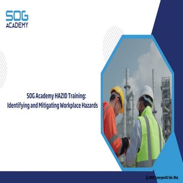 SOG Academy HAZID Training: Identifying and Mitigating Workplace ...
