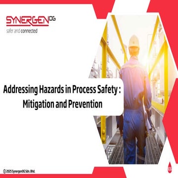 Addressing Hazards in Process Safety: Mitigation and Prevention | PDF