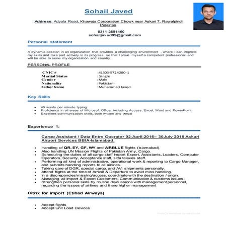 Sohail javed | DOCX
