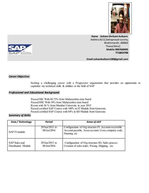 APIT SHARMA RESUME | PDF