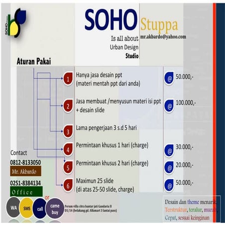Jasa pembuatan presentasi power point murah Bogor | PDF