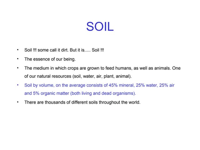 Characteristics of soils | PDF