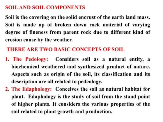 Soil and its types | PPT