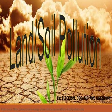 Soil Pollution | PPTX