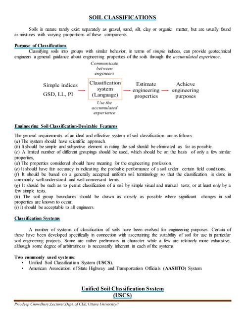 Geotechnical Engineering : Soil classification | DOCX Geotechnical Engineering : Soil classification | DOCX