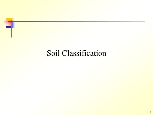 IS Classification of Soils | PDF