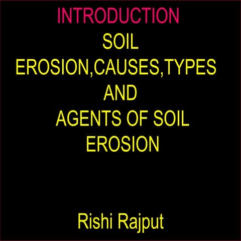 Soil erosion | PPT