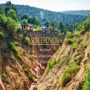 Soil erosion | PDF