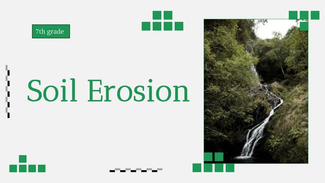 Geography grade 11 soil erosion presentation | PPTX