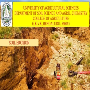 Soil erosion-History, distribution, identification, forms, impact of ...