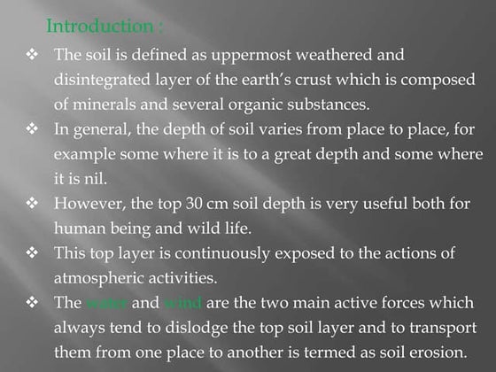 Soil erosion | PPT