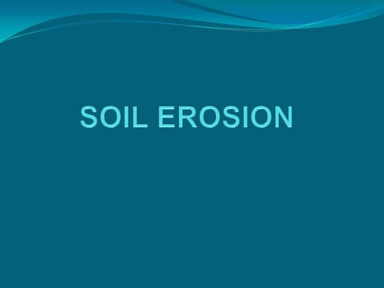 Soil erosion | PPT