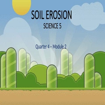 Soil Erosion Grade 5 Powerpoint Presentations | PPTX