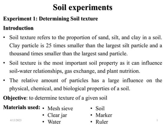 soil sampling and testing | PPT