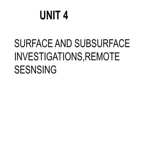 soil exploration is an important thing to do | PPT