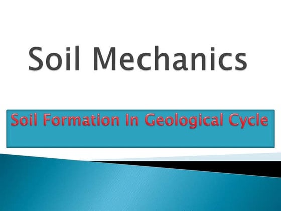 3 soil formation | PPT | Geology | Science