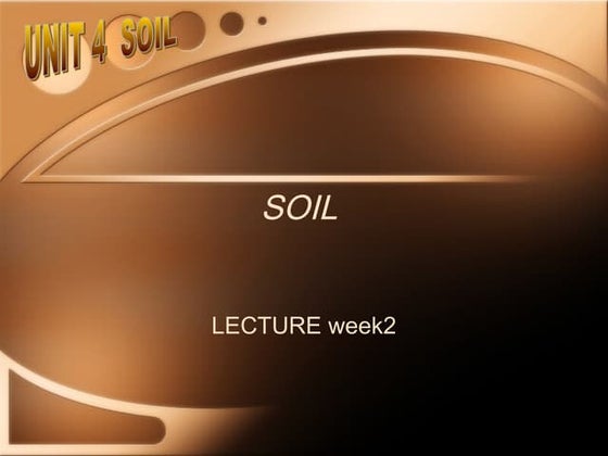 Soil assignment1 | PPT