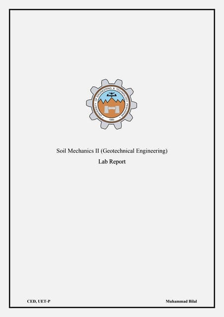Fluid mechanics Lab Report | PDF